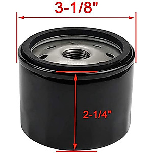 Air Filter Oil Filter Tune Up Kit for Husqvarna HU800awd LHT2038 LT154 LTH18538 LTH19530 LTH2038R LTH2042 LTH2142 LTH2142DR RZ3016 RZ46 RZ4621 Mower w/ 17.5hp 19.5hp 20hp 21hp B&S Engine