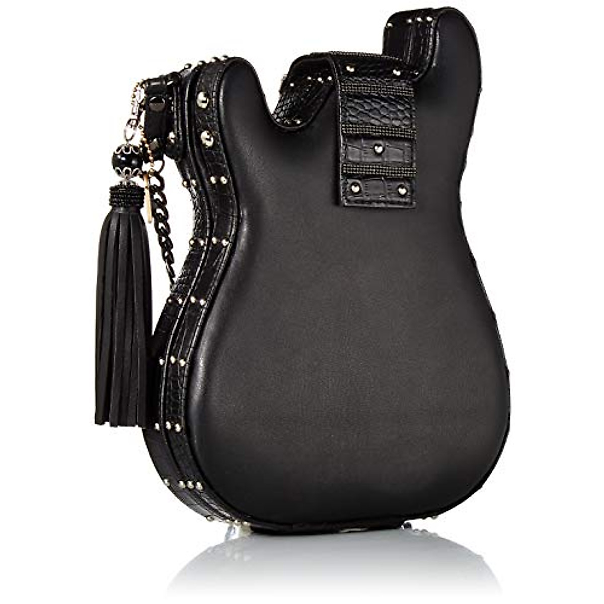 Mary Frances womens Turn It Up Crossbody Handbag, Black, One Size US