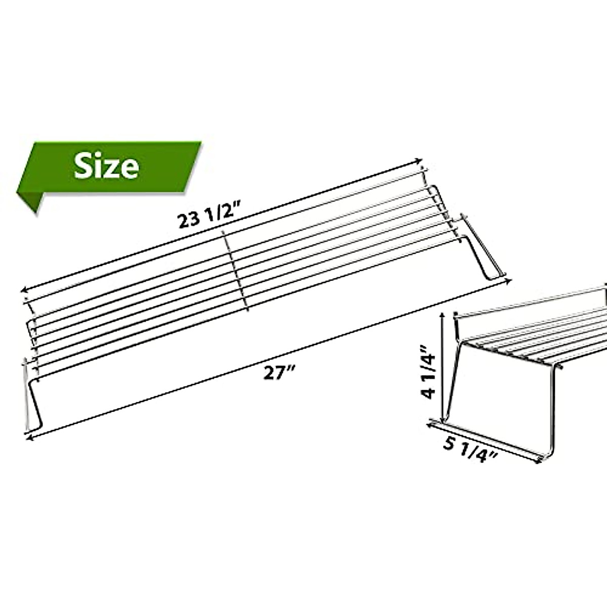 ProFire 65054 Warming Rack for Weber Genesis 300 Series, Genesis E320, E330, S310, S320, S330, Weber Genesis Parts Weber Grill Parts Grill Rack