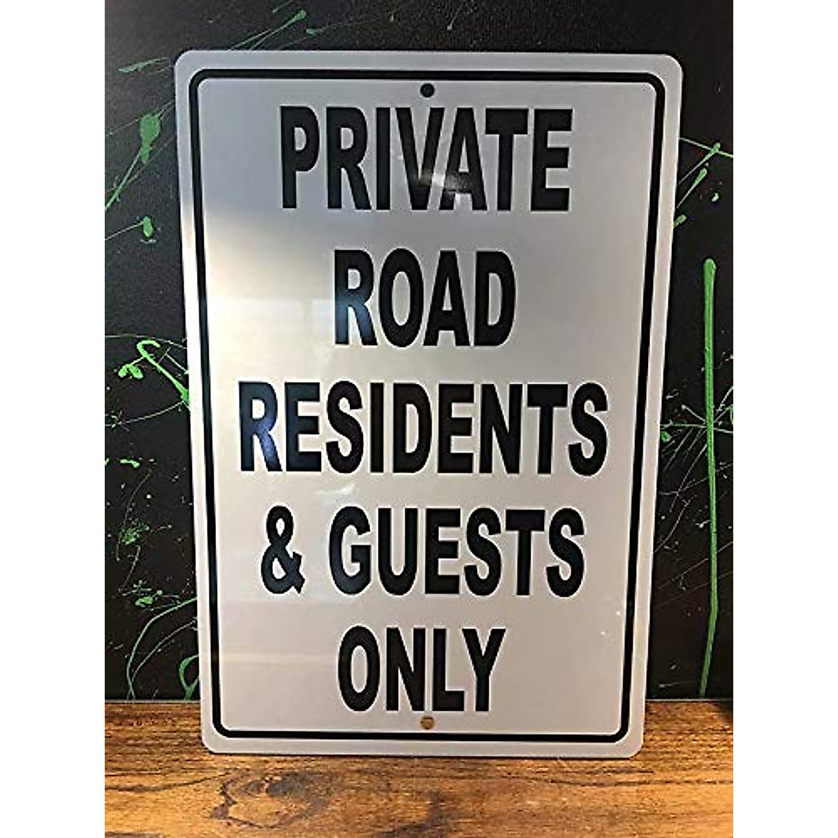 Vincenicy Metal Sign Great Aluminum Tin Sign Think Clean Please Do Not Leave Dirty Dishes in Sink 8 X 12 Inch