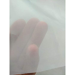 3 Yards 1.27 Meters Silk Screen Printing Fabric Mesh Screen Printing Mesh Wide High Tension Mesh Making Ink Supplies 110 Mesh（43T）