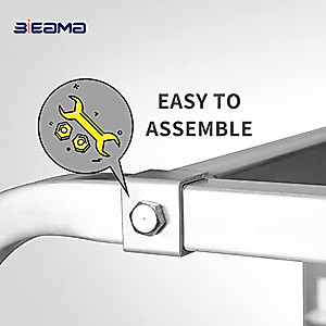 BIEAMA 10-Tier Sheet Pan Rack, Bun Pan Rack, Aluminum Bakery Rack, Home Commercial Kitchen Bakery Cooling Rack, 4 Wheels