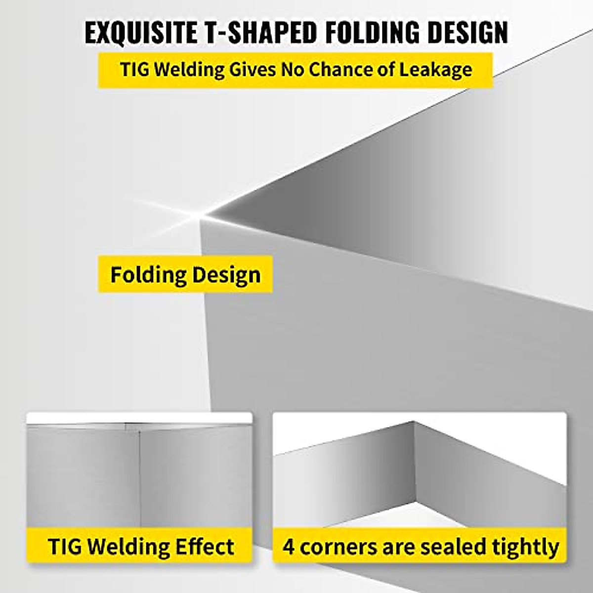 VBENLEM Maple Syrup Evaporator Pan 24x18x6 Inch Stainless Steel Maple Syrup Boiling Pan for Boiling Maple Syrup