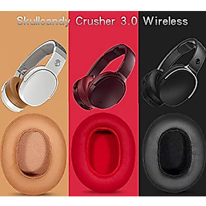 Replacement Ear Pads for Skullcandy Crusher 3.0 Wireless.Ear Cushions, Headset Earpads, Ear Cups Repair Parts (Yellow)