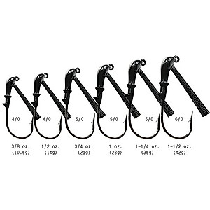 Reaction Tackle Tungsten Flipping Jig for Bass Fishing - 3/4 oz PB&J