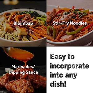 Chung Jung One O'Food Gochujang Korean Chili Sauce, Medium Hot Sauce, 7.50 oz. (Pack of 2)