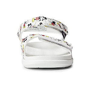 Native Shoes Girl's Charley Disney Print (Little Kid) Shell White/Shell White/Mickey All Over Print 11 Little Kid M