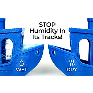 Filament Drying Desiccant (5 Pack) by Slice Engineering | 10X More Powerful Than Silica Gel | Infinitely Rechargeable | Prevent Wet Filament | Fits Perfectly Inside Spools | Made in The USA