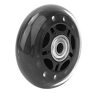 Casters Wheel, 3in Replacement Luggage Suitcase/Scooter Inline Skate Roller Wheels Luggage Cart Accessories Axles Deluxe Repair