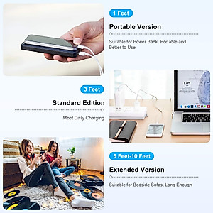 3 Pack[ Apple MFi Certified ] iPhone Charger 3ft, Lightning to USB Cable 3 Feet, Fast Apple Charging Cable Cord 3 Foot for iPhone 14 Pro Max/13 Pro Max/12 Mini /11 Pro/11/XS/XR/8/7/6s/6/5S/iPad/Air.