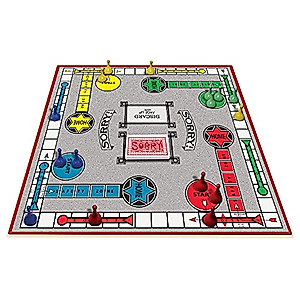 Classic Sorry With Retro Artwork and Components by Winning Moves Games USA, a Family Favorite for almost 100 Years, for 1-4 Players, Ages 6+