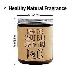 Anniversary Birthday Gifts for Him Her - Funny Gifts for Men, Boyfriend Gifts, Husband Gifts - Naughty Gifts for Girlfriend, Boyfriend, Husband, Wife - Citrus Scented Candles