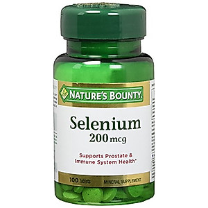 Nature's Bounty Selenium 200 mcg Tablets 100 ea
