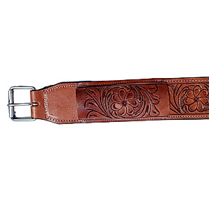 RAAVILS Horse Flank Cinch for Western Horse Saddles Horse TACK Leather Back Cinch Rear Saddle Girths