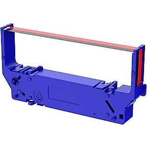 12 Pack Compatible SP700 Printer Ribbon B/R Replacement for Star RC-700BR SP-700BR SP-712 SP-742 Ink Ribbon, Black and Red