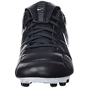 NIKE Men's Football Shoe, Black White, 7.5