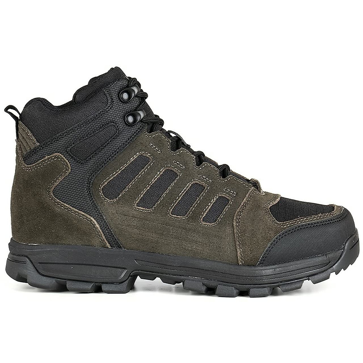 LAPG Terrain Dark Charcoal Mid Hiking Boots for Men, Men's Lightweight Hiking Boots, Ankle Hiking Boots for Men - 4-Standard