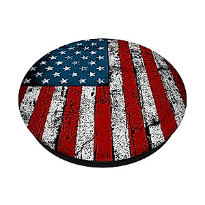 USA Flag Vintage American US Stars & Stripes Patriotic PopSockets Swappable PopGrip