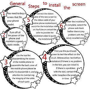 LCD Display Replacement for Huawei Y9 2019 Enjoy 9 Plus JKM-LX1 JKM-LX2 JKM-LX3 6.5" Touch Screen Digitizer Full LCD Assembly with Tools (Black, Cog)