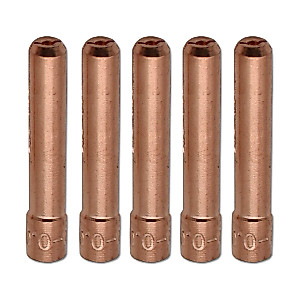 10PK TIG Collets 13N21 0.040" & 1.0mm For TIG Welding Torch 9, 20 and 25 Series in Lincoln Miller ESAB Weldcraft CK Everlast