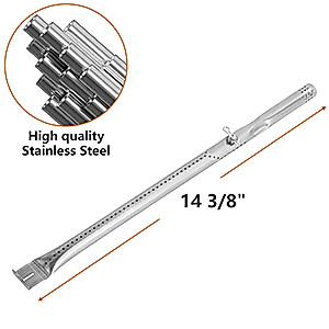 Grill Part Kit for Charbroil Advantage Series 4 Burner 463433016 463343015 463344015 463240015 Grills, Replacement for Char-broil 3/4/6 Burner Grill, Heat Plates Burners Crossover Tube Ignition