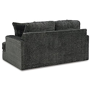 Signature Design by Ashley Karinne Casual Loveseat with Non-skid Legs, Gray