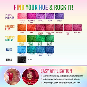 Punky Cotton Candy Semi Permanent Conditioning Hair Color, Vegan, PPD and Paraben Free, lasts up to 35 washes, 3.5oz