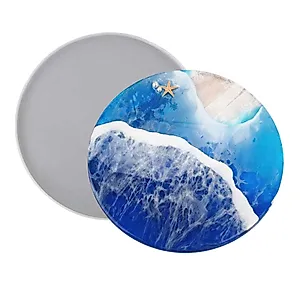 Resin Tray Molds, Round Rolling Tray Molds, Silicone Tray Molds, 11.8 Inch Rolling Tray Molds for Epoxy Resin, Resin Casting, DIY Jewelry Holder, Home Decor