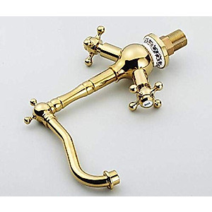 ShiSyan Y-LKUN Gold Kitchen Cold and hot Water faucets Mixer Kitchen taps Basin faucets Home Supplies