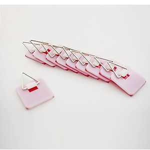 Artliving 2cm Invisible Disc Adhesive Plate Hanger Set Vertical Plate Holders (20 pack)