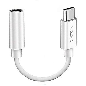 USB C to 3.5mm Headphone Jack Adapter Compatible with Pixel 6 5 4 3 2 XL, iPad Pro 2022 2021 2020 2018, Sony HTC Moto Samsung Galaxy S21 S20 Ultra S20+ Note 20 10 S10 S9 Plus and More
