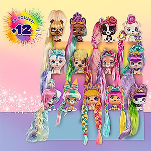 IMC Toys VIP Pets Color Boost - Includes 1 VIP Pets Doll, 9 Surprises, 6 Accessories| Kids Age 3+ (712003)