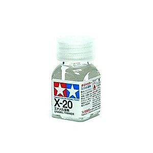 Tamiya Model Color Enamel Paint X-20 Enamel Thinner Net 10ml 80020 with RCECHO Full Version Apps Edition