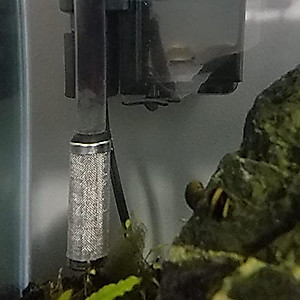 Bilindasly 16mm Stainless Steel Aquarium Inflow Inlet Filter Aquarium Filter Intake Cover Fish Shrimp Mesh Net Filter Guard Fish Tank Intake Strainer Cover