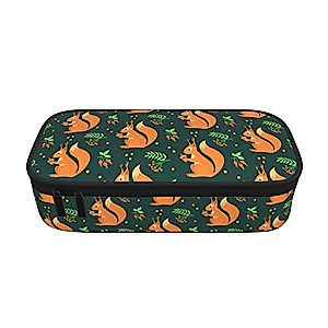 Cute Squirrel Animal Pattern Pencil Case Large Capacity Pencil Box Pouch Cute Stationary For Teen Girls Students Adult