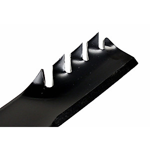 USA Mower Blades (3 CMB022BP Toothed High Lift Replacement Blade Fits Scag Husqvarna Toro 48108 481707 481711 Length 18in. Width 2 1/2in. Thickness .240in. Center Hole 5/8in. 36 52 54in. Deck