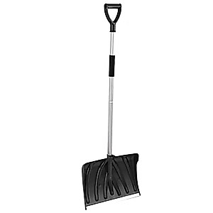 Snow Shovel, Portable Snow Shovel for Driveway Detachable Snow Pusher Aluminium Alloy Lightweight Snowmobile Shovel for Car Outdoor Camping and Garden