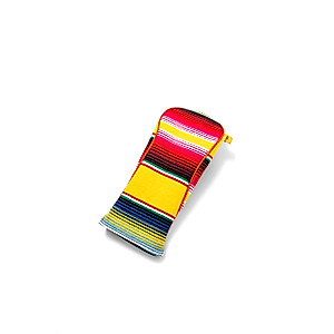 Puebla Serape Driver Cover - Yellow