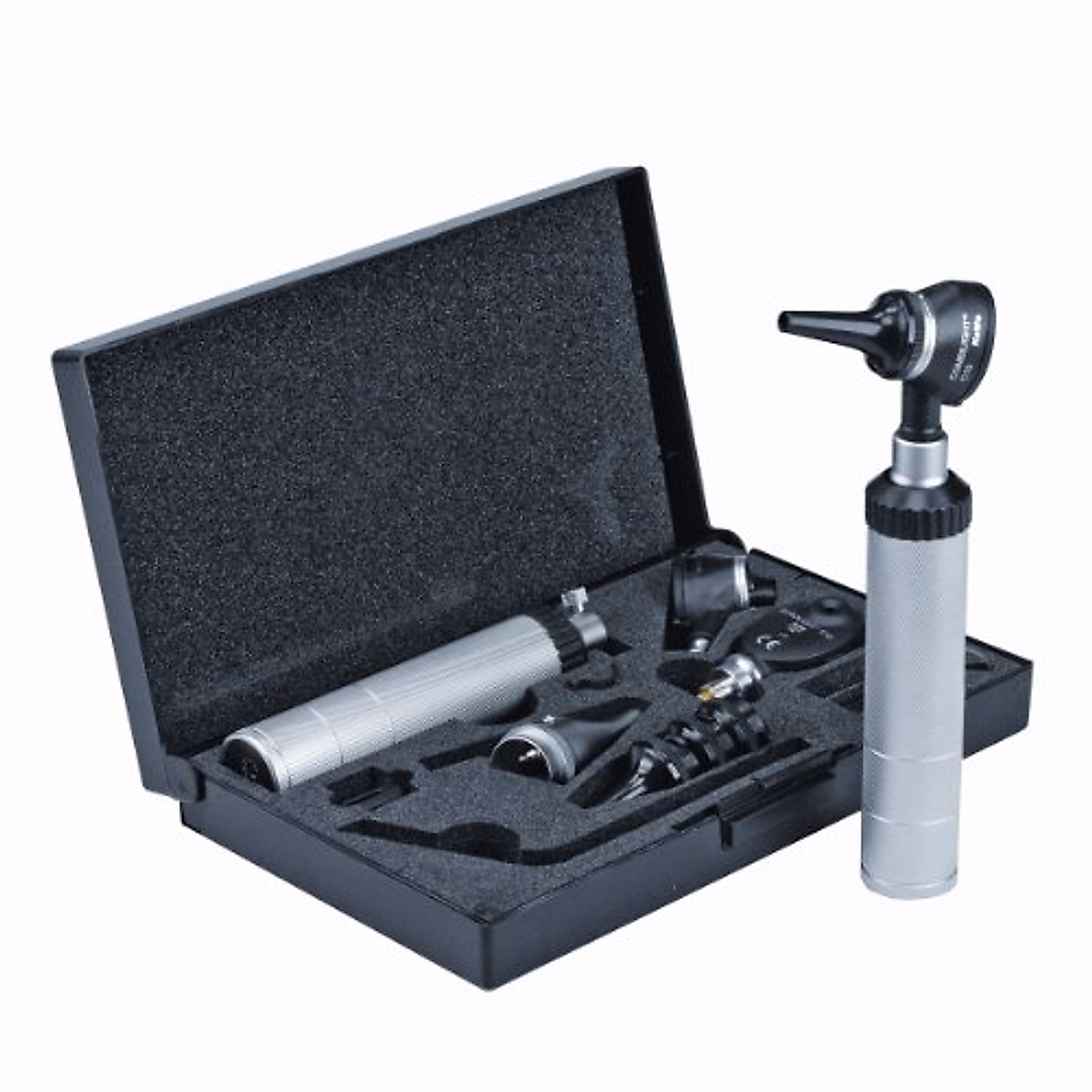 KaWe COMBILIGHT C10/EUROLIGHT E10 Ophthalmoscope/Otoscope Basic Kit, Includes Spare Bulb and Case