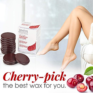 Satin Smooth Wild Cherry Microwave Wax Discs 12 counts per pack