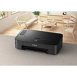 Canon PIXMA TS Series Inkjet Printer, Up to 4800x1200dpi Color Resolution, 7.7ipm Print Speed, Borderless Photos, Black, Durlyfish USB Printer Cable