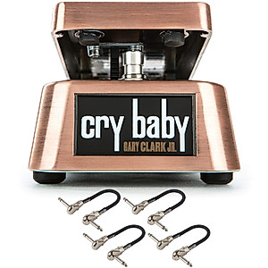 Dunlop GCJ95 Gary Clark Jr. Cry Baby Wah Pedal Bundle with 4 MXR Patch Cables
