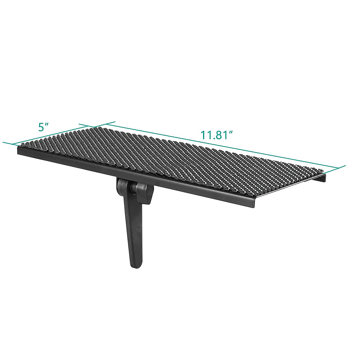 WALI TV Top Shelf 2 Packs, Monitor Shelf Mount Metal 12 x 5 Inch Flat Panel for Streaming Devices, Media Boxes, Speakers and Home Decor (TSH001-2), Black