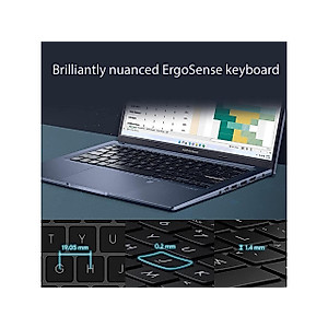 Asus Vivobook 16X 16 WUXGA 16:10 Slim Laptop AMD Ryzen 5 5600H AMD Radeon Graphics USB Type-C Wi-Fi6 Bluetooth5.0 Backlit KB Fingerprint Reader Windows Hello Win11 w/HDMI(8GB RAM | 512GB SSD)