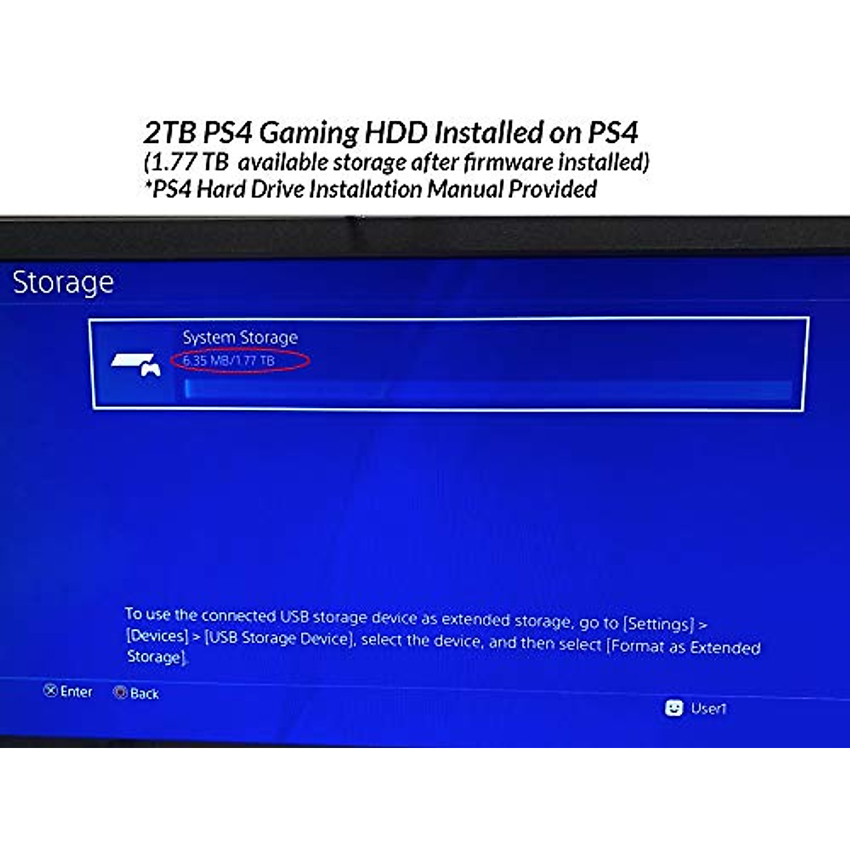 MDD 2TB PS4 Hard Drive Upgrade Kit Bundle with Toshiba 2TB 5400RPM 16MB Cache SATA 6Gb/s 2.5in Internal Hard Drive (Works for PS4 Game Console)