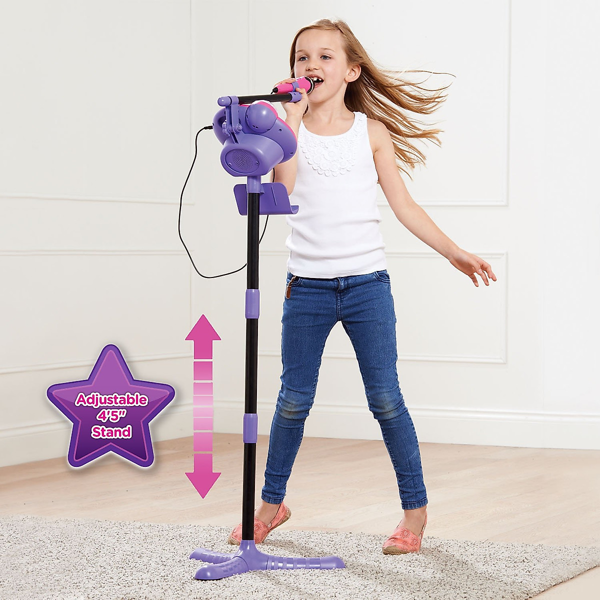 VTech Kidi Super Star Karaoke System with Mic Stand