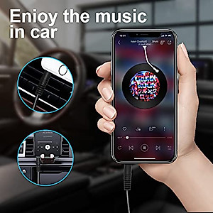 Grenf 3.5mm Male to Male Stereo Audio Cable for Headphones Car Home Stereo Speakers Tablet Compatible iPhone iPad iPod Echo More - 3FT