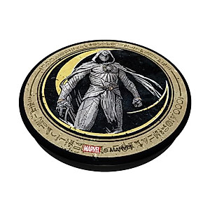 Marvel Moon Knight Crescent Egyptian Hieroglyphs PopSockets Standard PopGrip