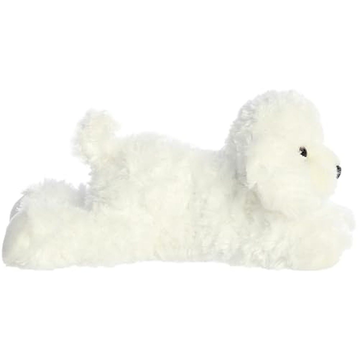 Aurora® Adorable Flopsie™ Bonita™ Stuffed Animal - Playful Ease - Timeless Companions - White 12 Inches