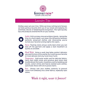 FOREVER NEW Liquid Laundry Detergent – Nontoxic Hypoallergenic Laundry Soap, Safe for Colors & Sensitive Skin - Essential Laundry Supplies, Delicate Fabric Care Wash (Original Scent, 32 fl. oz)